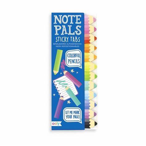 Note Pals Sticky Note Pad - Colorful Pencils – CURIO Art Studio
