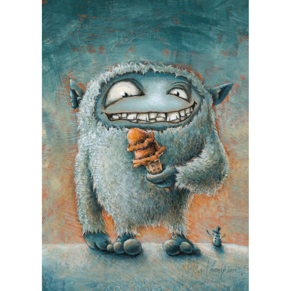 Yeti Beti Card – CURIO Art Studio